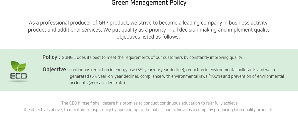 A front-runner in GRP industry SUNGIL